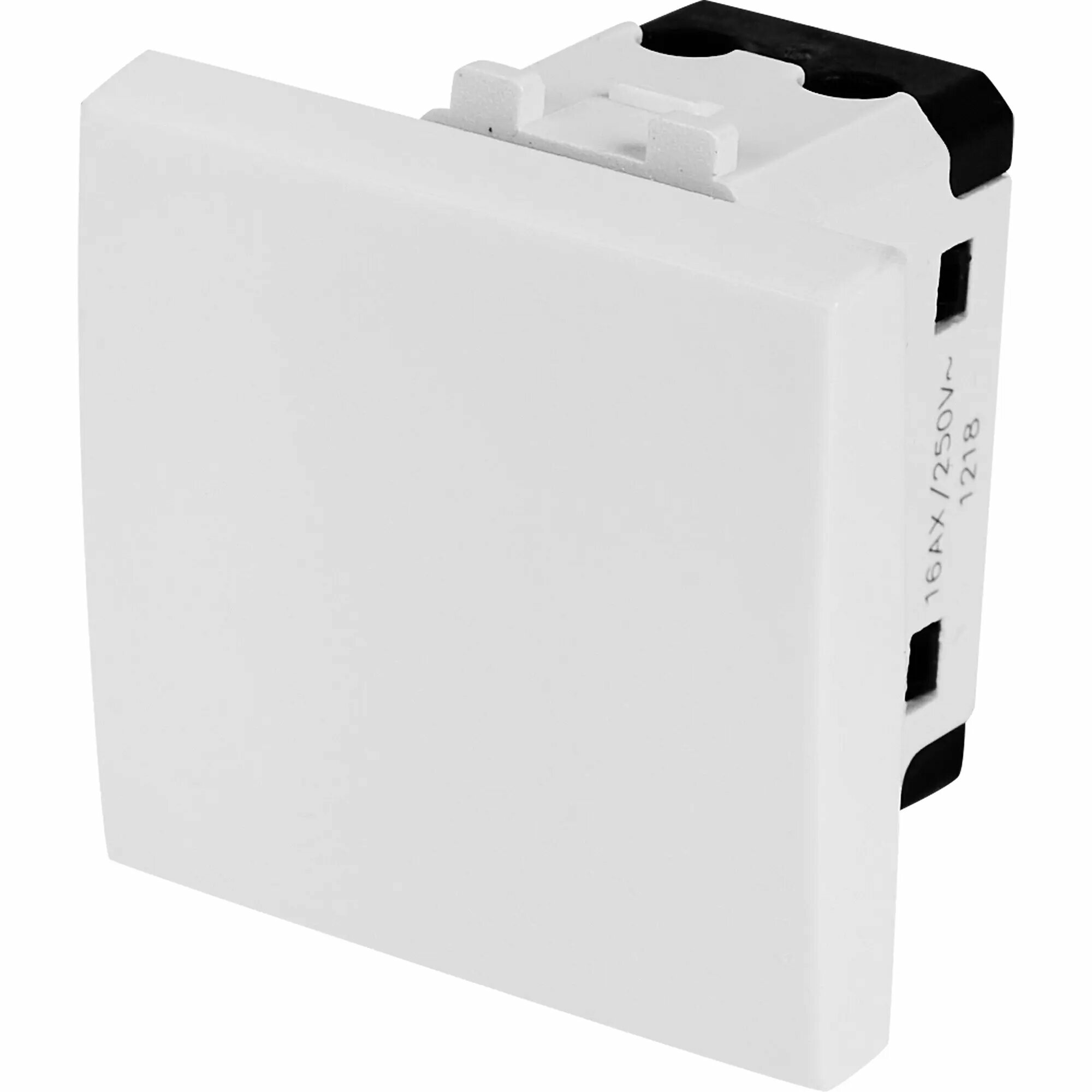 Выключатель встраиваемый Lexman 1 клавиша 45x45 мм цвет белый