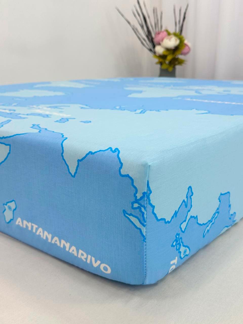 Kerimov Group простынь на резинке 80х160х20 см детская, поплин