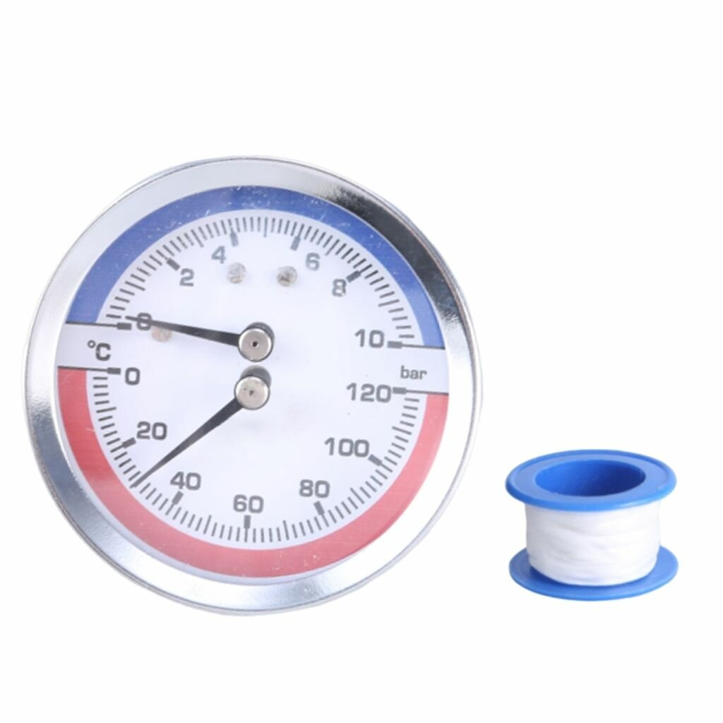 Термоманометр для котлов 2 в 1