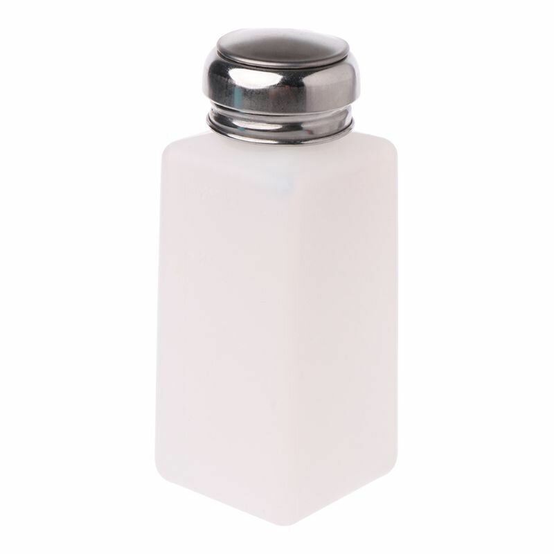 Антистатическая бутылка для алкоголя нажимного типа, 200 мл-белый