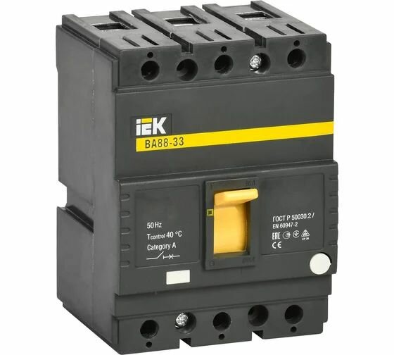 Автоматический выключатель IEK ВА88-33 3Р 80А 35кА SVA20-3-0080