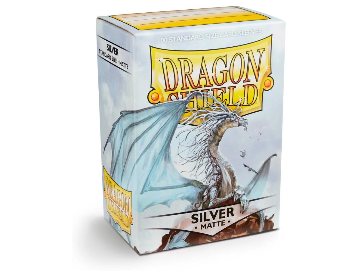 Протекторы для карт Dragon Shield silver matte