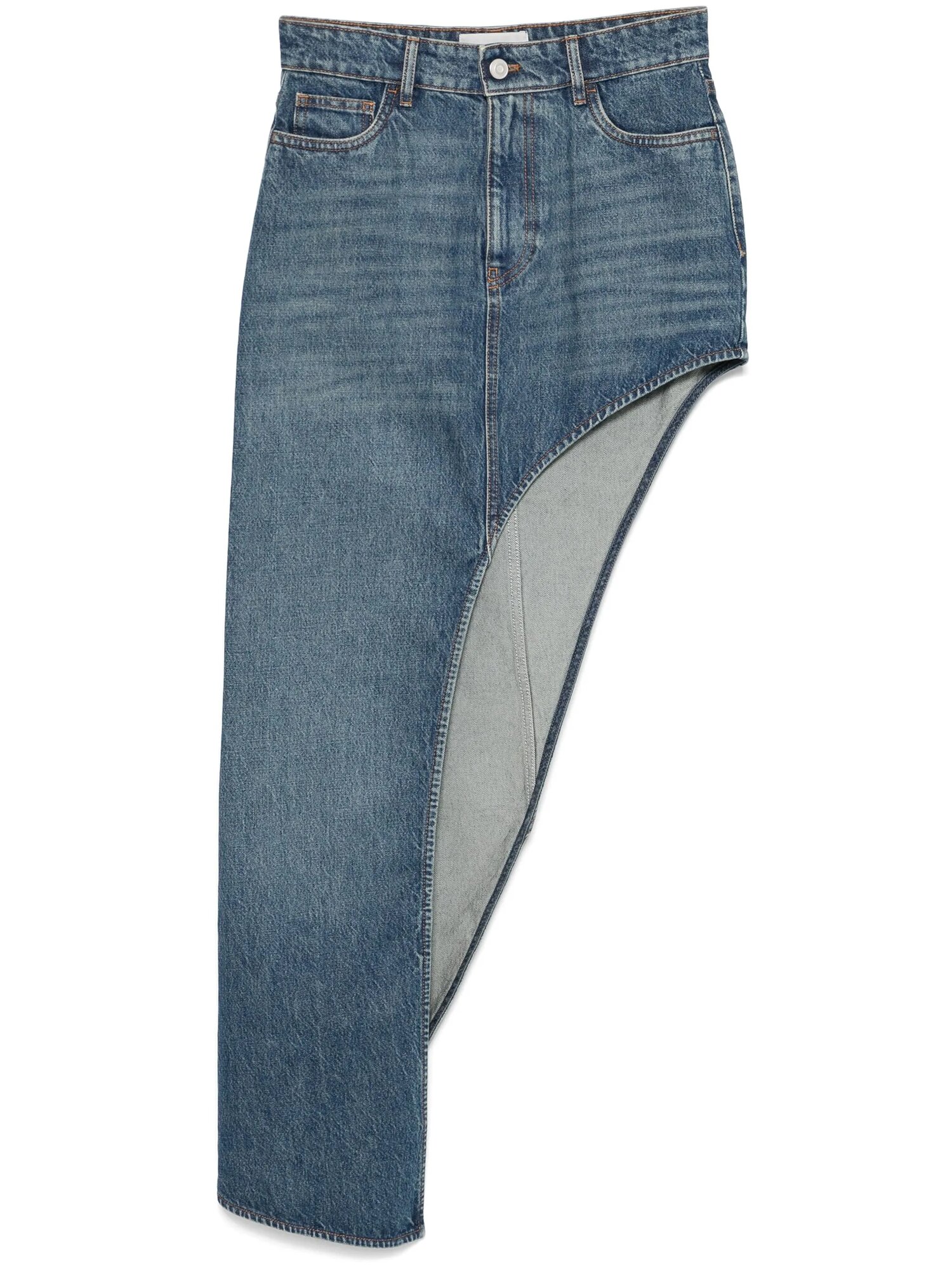 Юбка One-leg denim skirt