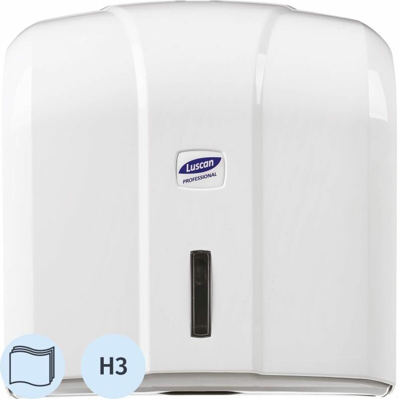 Диспенсер для бумажных полотенец Luscan Professional листовой, V-сложения, белый