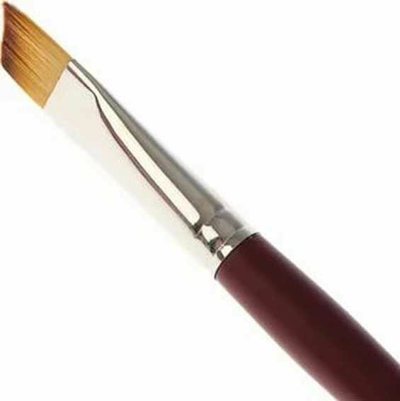 Художественная кисть Альбатрос "Мастер", синтетика, №8, плоская со скосом
