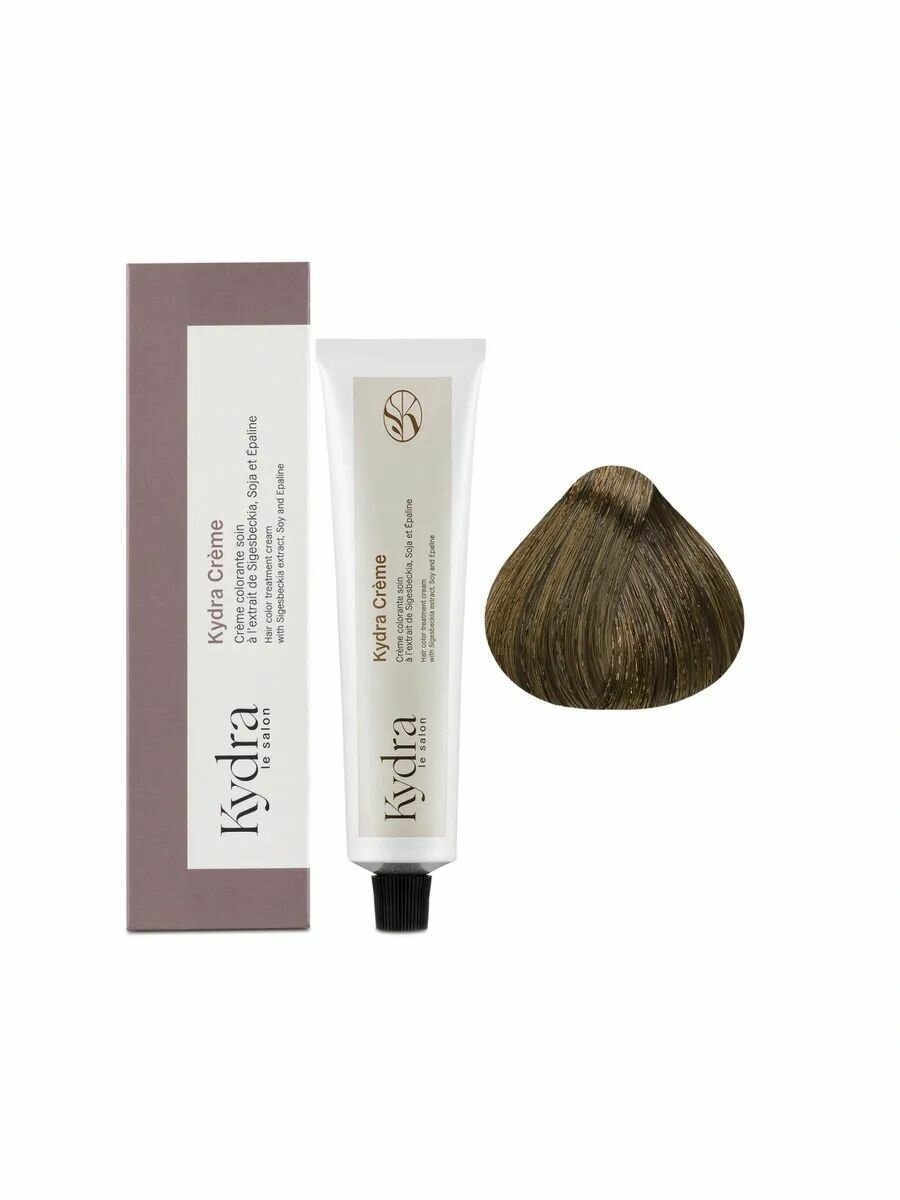 7/1 Краска для волос KYDRA CREME ASH BLONDE, 60 мл