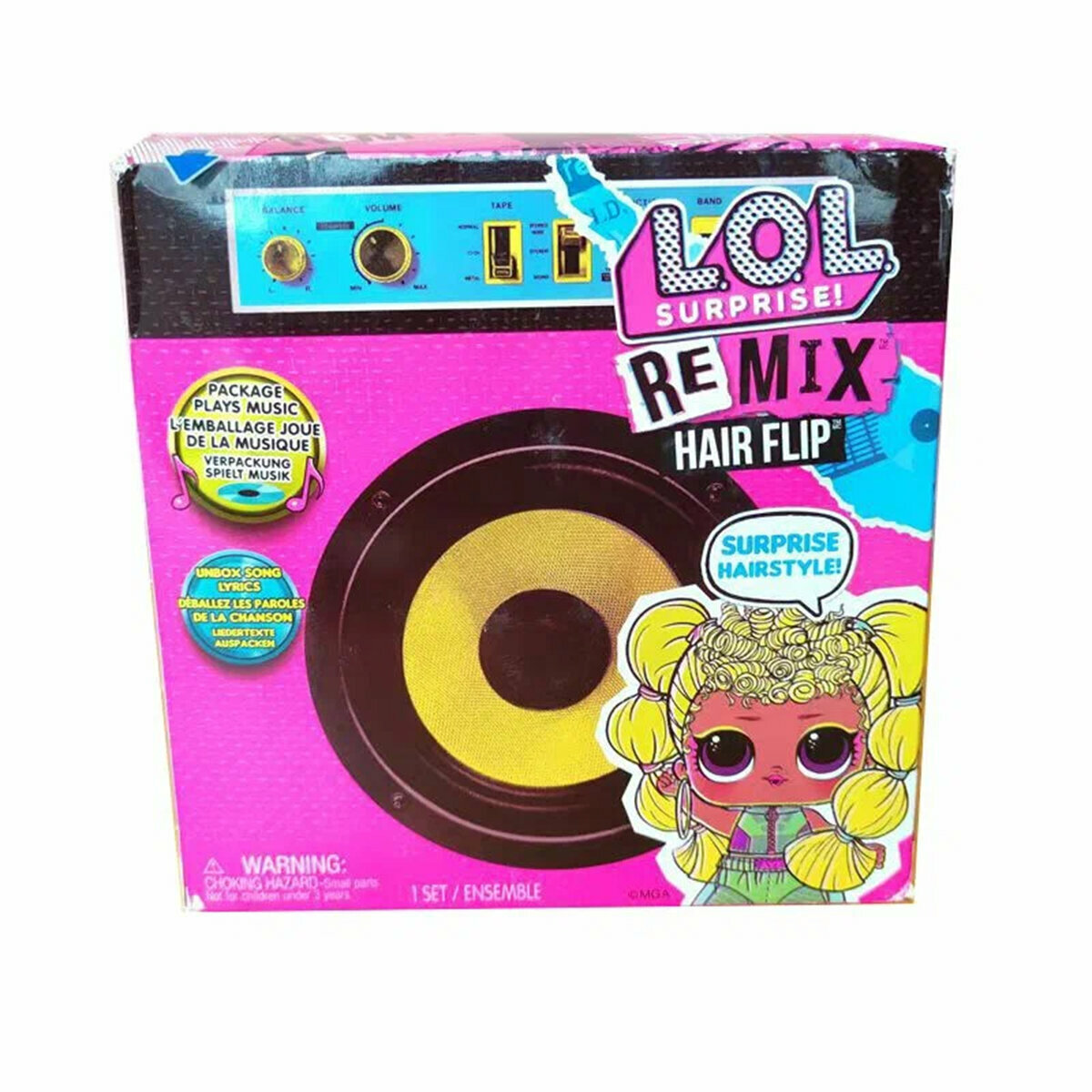 Кукла Лол MGA LOL Surprise Remix Hair Flip/Модная музыкальная кукла-игрушка, подарок для девочки, кукла для девочки