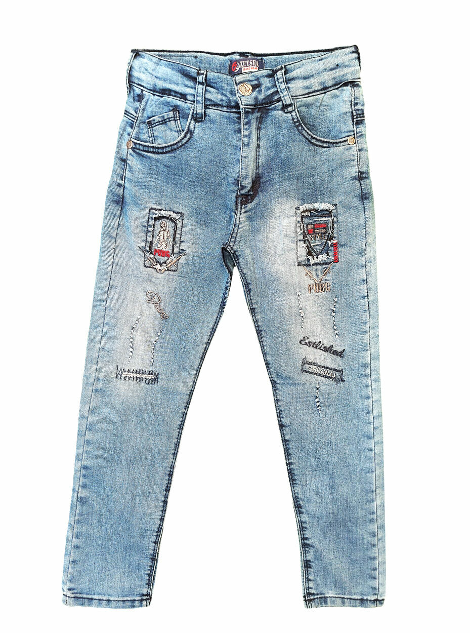 Джинсы рваный эффект