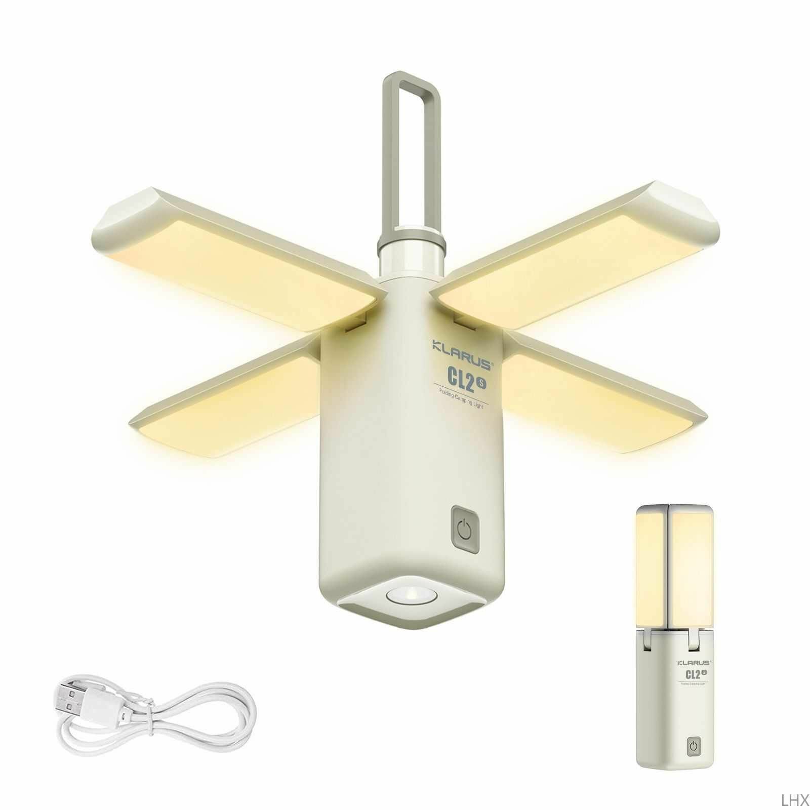 Кемпинговый фонарь KLARUS CL2 ряд 750 люмен Перезаряжаемый Складной 7 режимов Палатка Свет