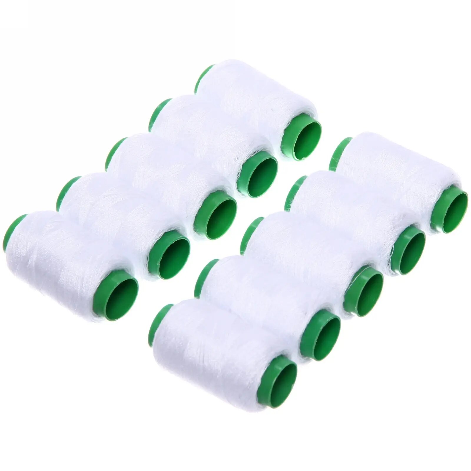 Нитки в наборе «Лучшая швея», белые, 10 шт, полиэстер, для шитья