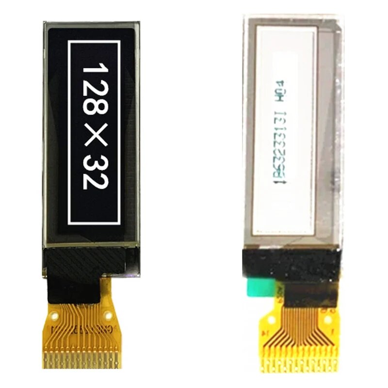 OLED дисплей 0,9", белый, Yunrichlcd