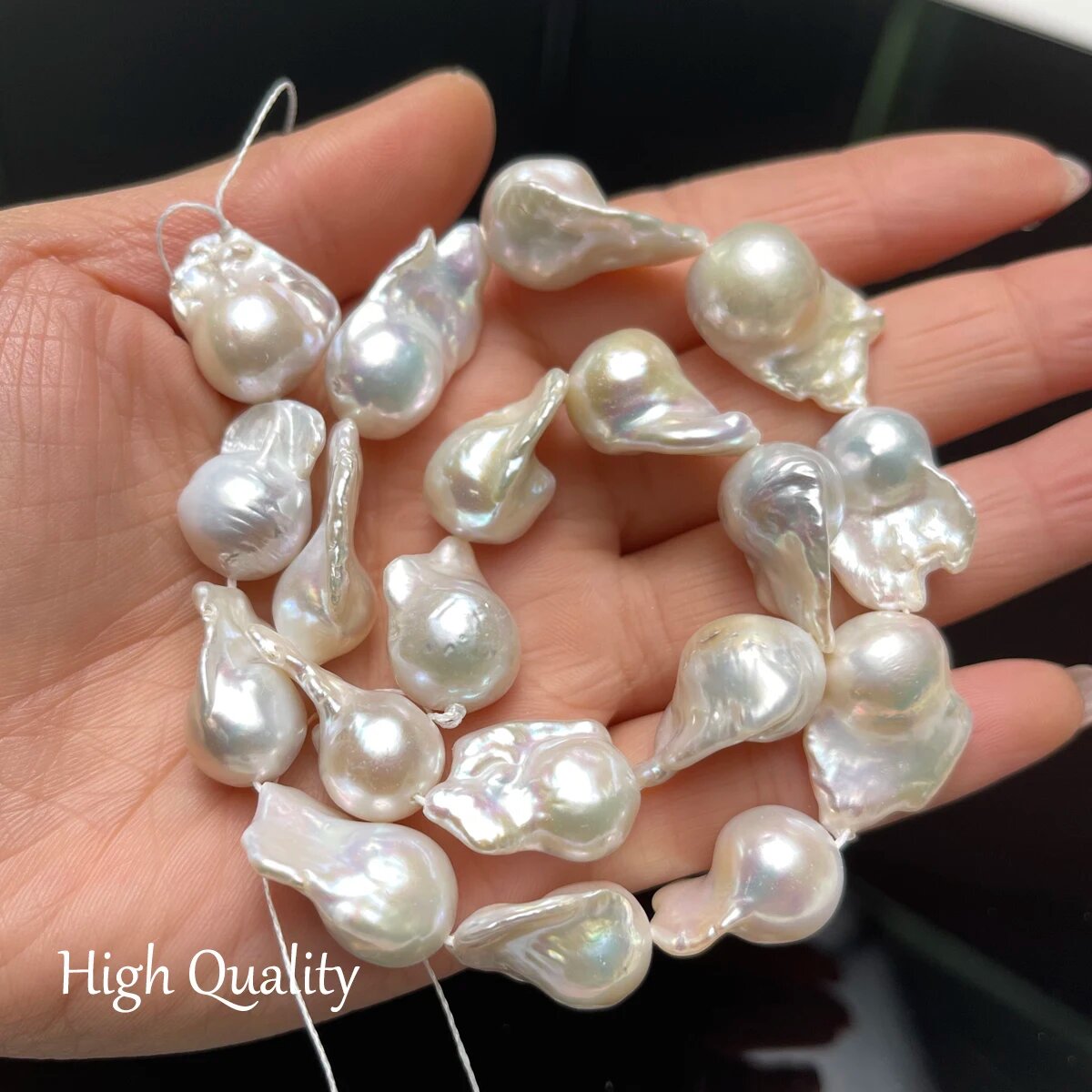 Барочные жемчужины из пресноводного жемчуга для создания украшений 14x20-15x25mm