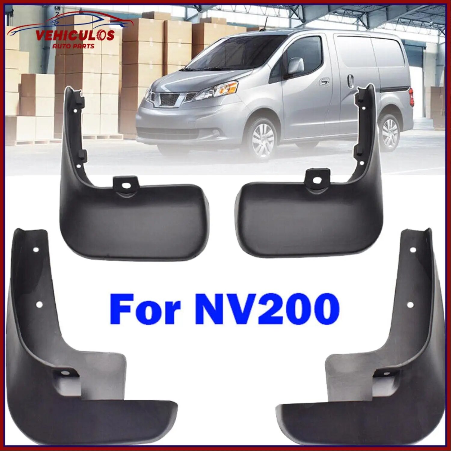 4 шт, автомобильные брызговики, брызговики для Nissan NV200 Vanette Evalia 2010-2019, автомобильные аксессуары