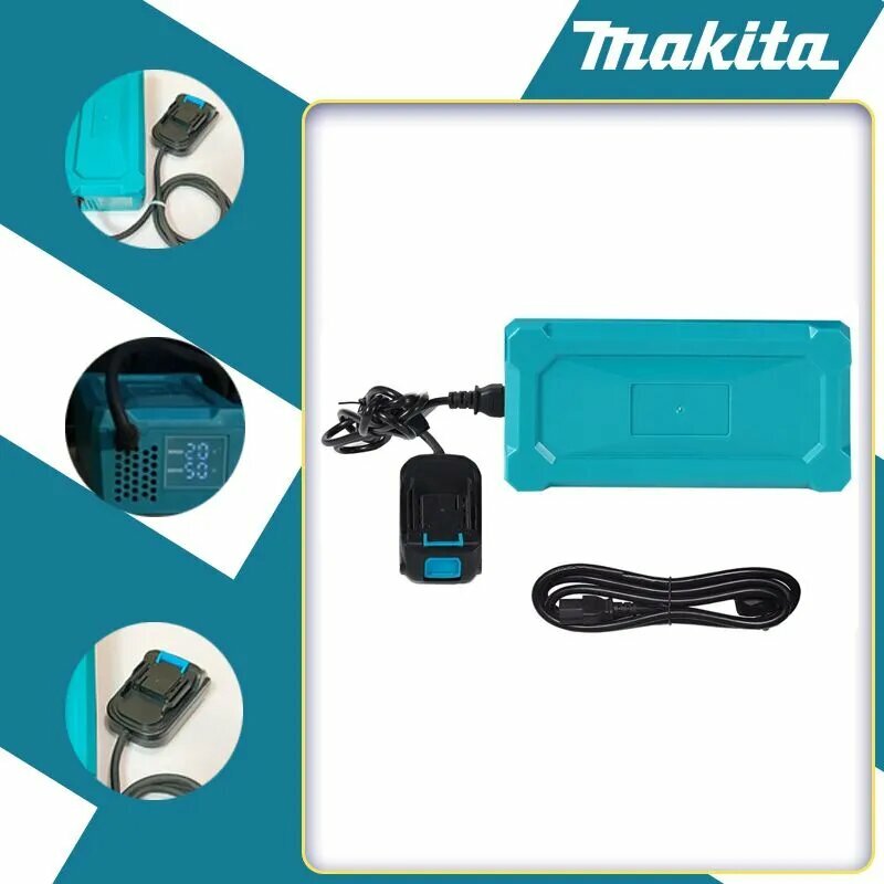 Источник питания 220v преобразован в постоянный поток 18v, совместимый с интерфейсом makita