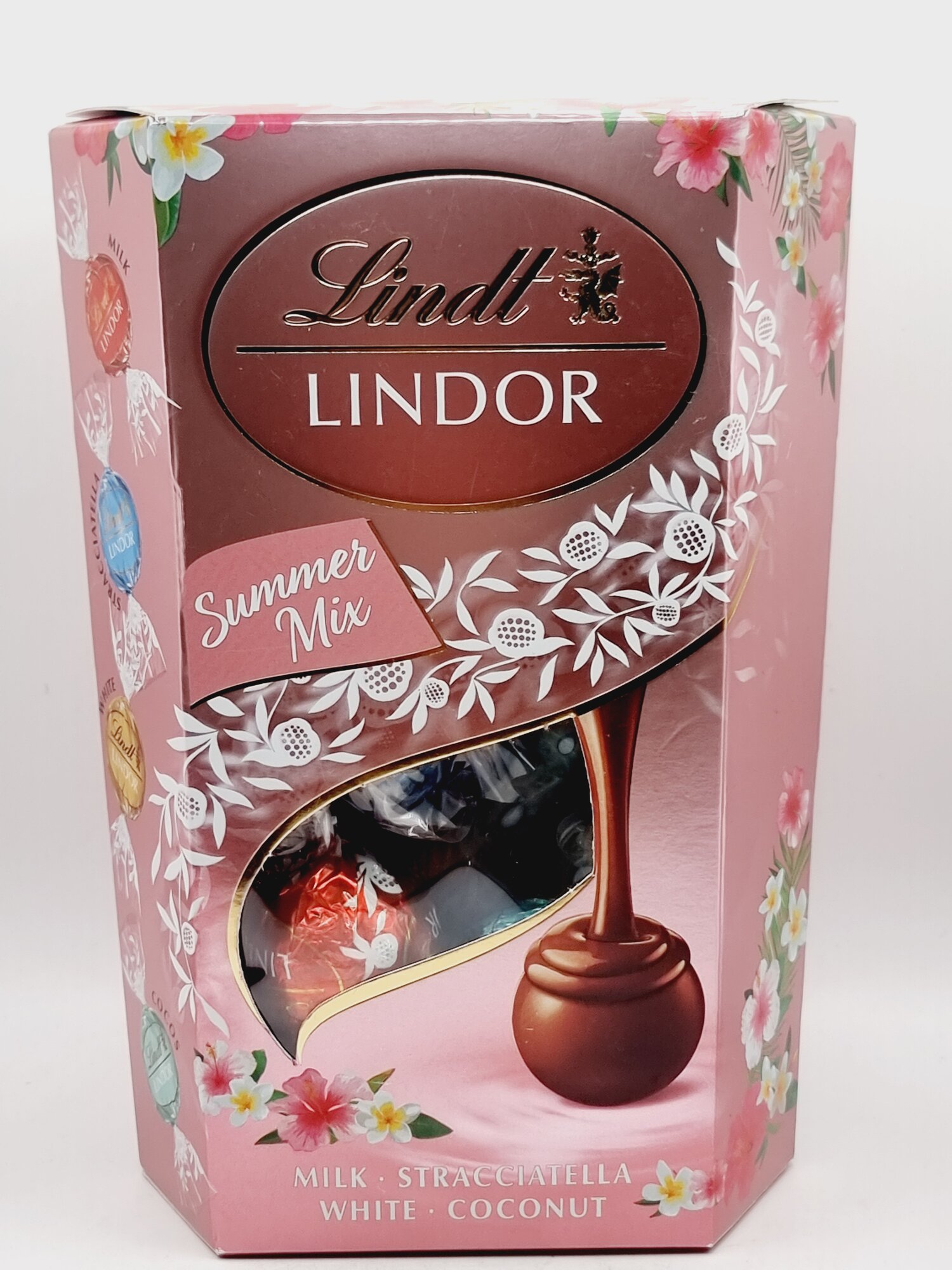 Конфеты Lindt LINDOR Cornet Summermix Летний Микс лимитированный выпуск. Ассорти 200 г (из Финляндии)