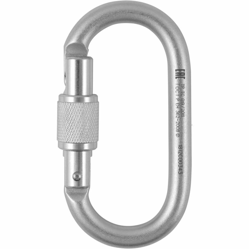 Карабин страховочный Стальной Овал с муфтой vpro 0013/vnt 1013