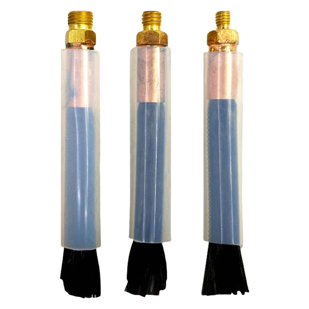 3 шт, 6 мм, 8 мм, 10 мм, сварочные щетки с латунной головкой, высокопроизводительная сварочная щетка для эффективного удаления сварочных пятен