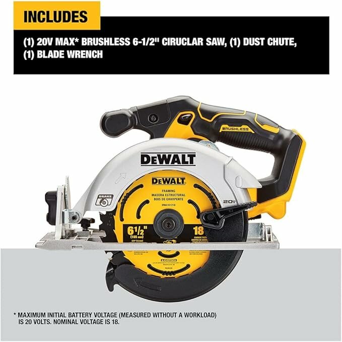 Дисковая пила DEWALT DCS565 , Мексика