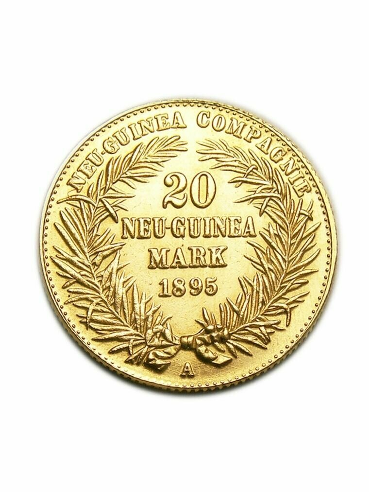 20 марок 1895 года золотые монеты Папуа Новой Гвинеи сувенирная копия монеты, нумизматика, деньги для коллекции