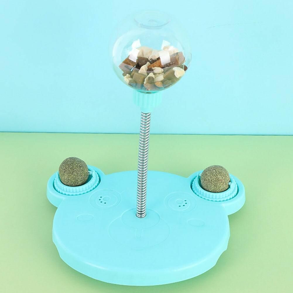 Игрушка-дозатор лакомств для кошек с пружиной