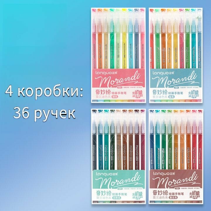 Набор цветных маркеров Mr.Paper, 36 шт, высокое качество, для рисования, письма, маркировки