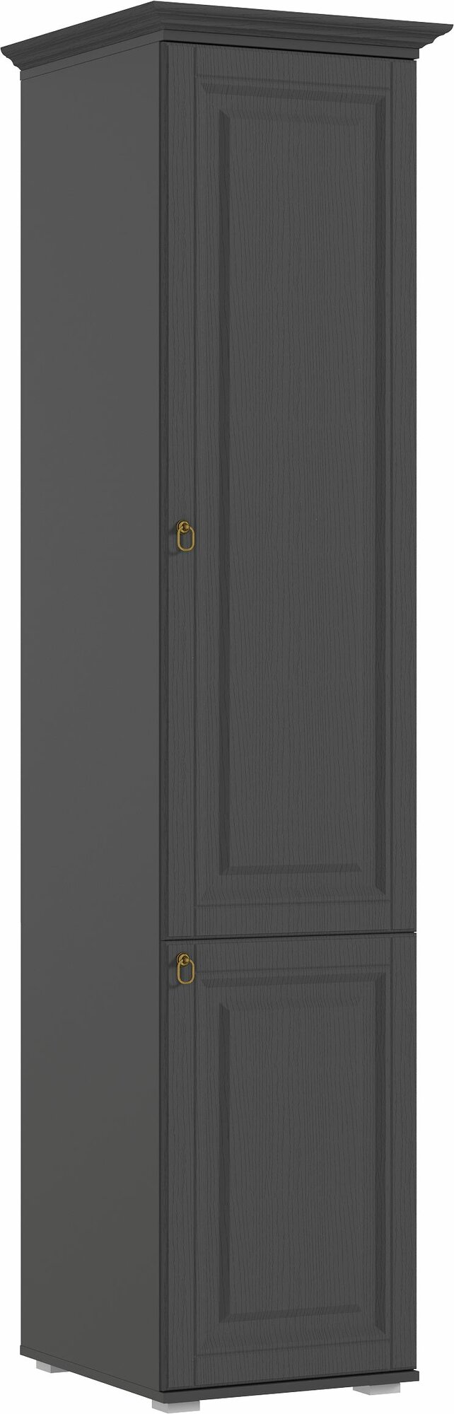 Престиж-1 (гостиная) Пенал (Графит/Графит структурный) (Миф)