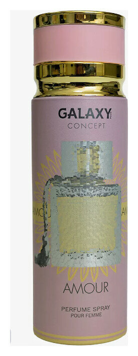 Дезодорант для подмышек Galaxy Concept Дезодорант парфюмированный женский Amour