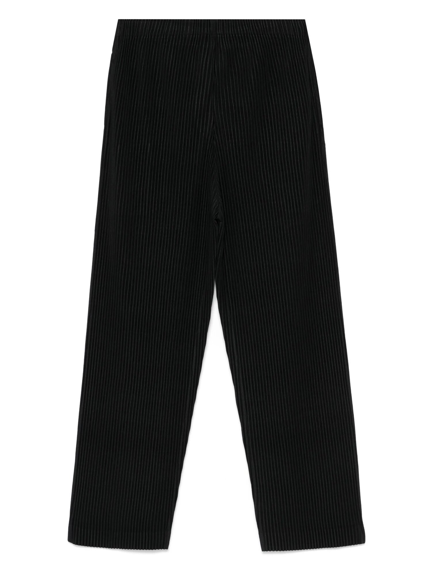 Брюки классические HOMME PLISSE ISSEY MIYAKE, размер 2 JP, черный — фото 1