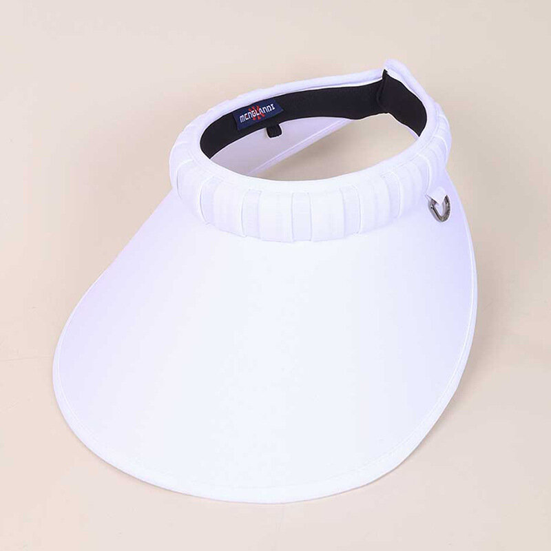 Шляпа, женская, солнцезащитная, белая, с большими полями