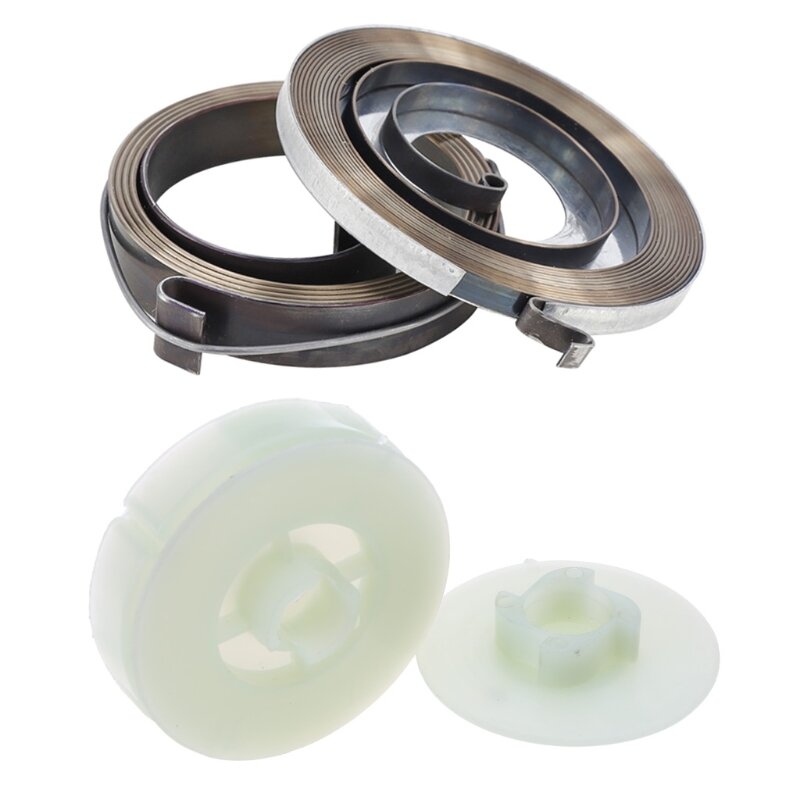 4шт Электрическая Бензопила Легкий Стартерный Шкив с 2 Пружинами Подходит Для Бензопилы 4500 5200 5800 45cc 52cc 58cc Запасная Часть Бензопилы