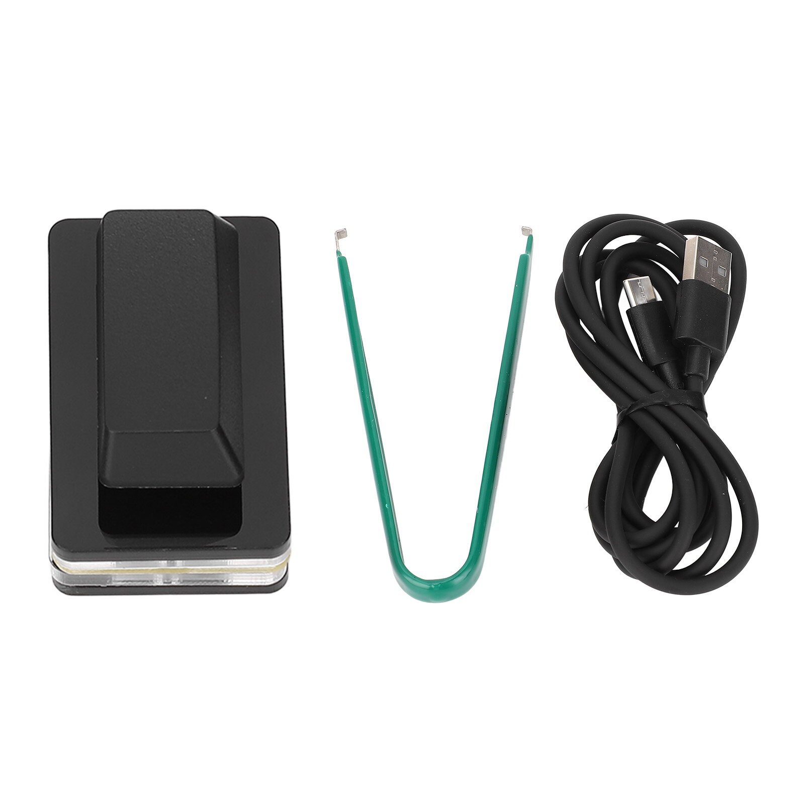 Программируемая USB-кнопка, один переключатель клавиатуры, RGB-подсветка, механический красный переключатель, проводной разъем Type-C, настраиваемые сочетания клавиш для игр, черный цвет.