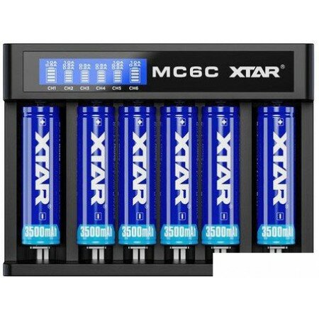 Зарядное устройство XTAR MC6C