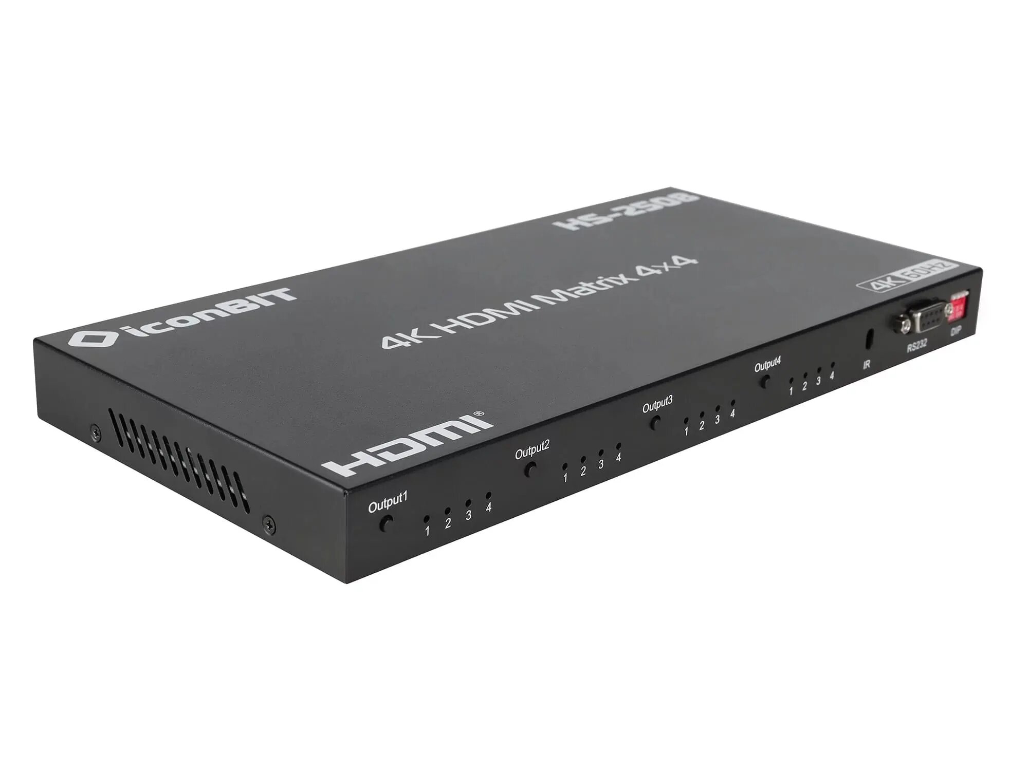 Матричный коммутатор HDMI IconBIT [HS-2508] 4x4, поддержка 4К60