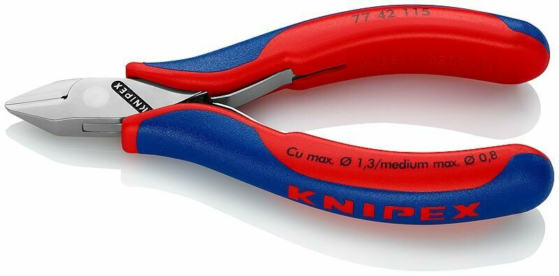 Кусачки боковые для электроники KNIPEX KN-7742115