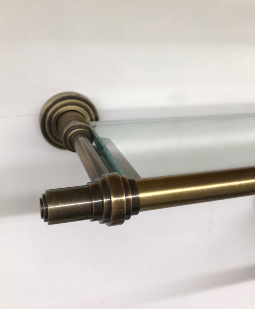 Полка стеклянная WINDISCH SCALA 85176OW бронза 42x660x140