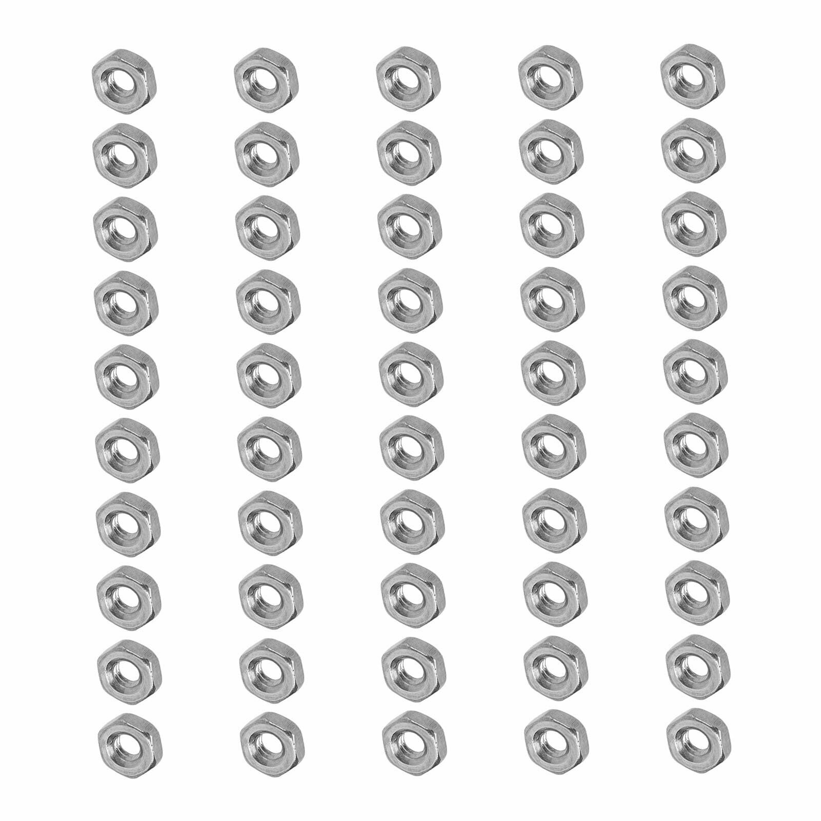 50шт шестнадцатеричные гайки A2 70 Assortment Assortment Nate Steel Studerm2