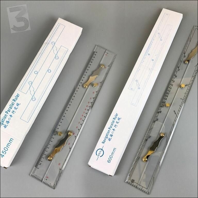 Линейка штурманская навигационная параллельная 450 мм