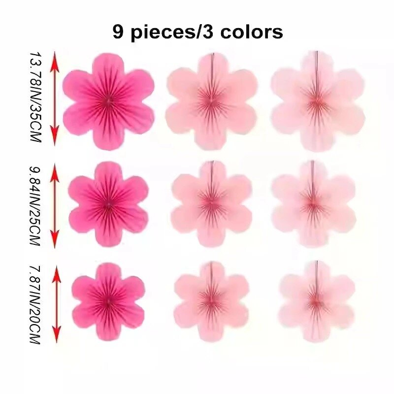 Корейский розовый цветок вишни, наряд принцессы для девочки, детский день рождения, украшение на заднем плане