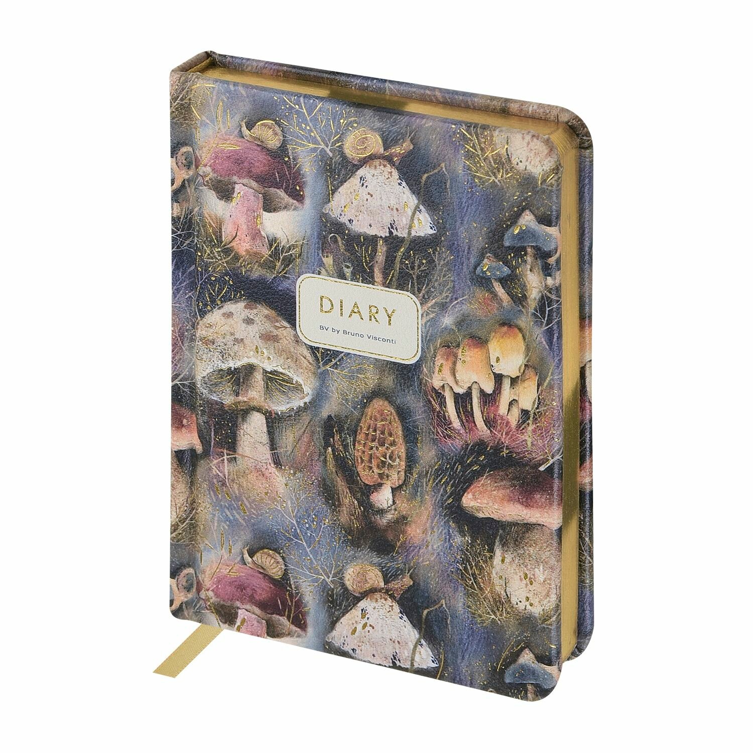 Ежедневник BrunoVisconti А6 "Mushroom miracle" недатированный 240 стр.
