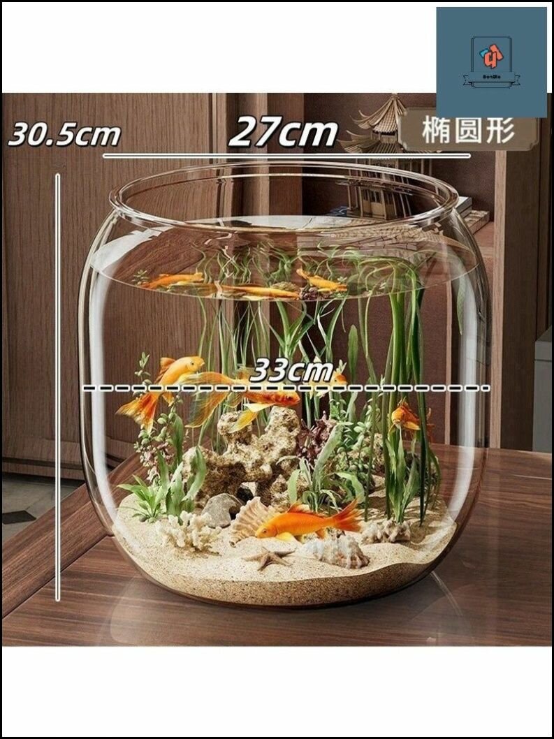 Эксклюзивный аквариум сферической формы, произведенный из кристально чистого ПЭТ