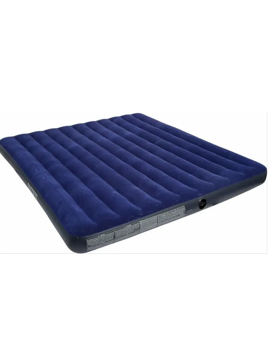 Матрас надувной CLASSIC DOWNY AIRBED FIBER-TECH 183x203x25см