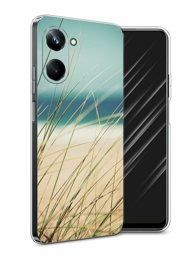 Чехол на Realme 10 Pro / Реалми 10 Про с принтом "Морской пляж"