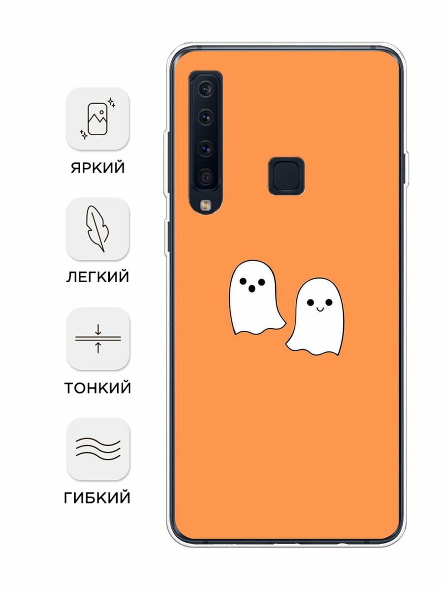 Чехол на Samsung Galaxy A9 2018 / Самсунг Галакси А9 2018 с принтом Cute ghosts — фото 1