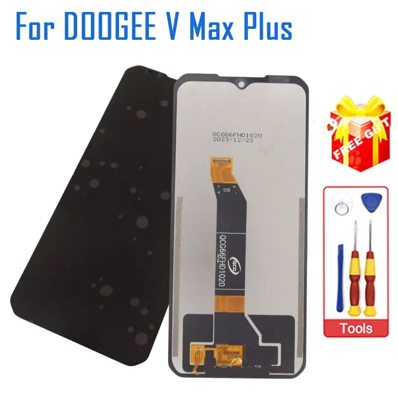 Новый оригинальный DOOGEE V Max Plus ЖК-дисплей, модуль дигитайзера сенсорного экрана, аксессуары для смартфона DOOGEE V Max Plus