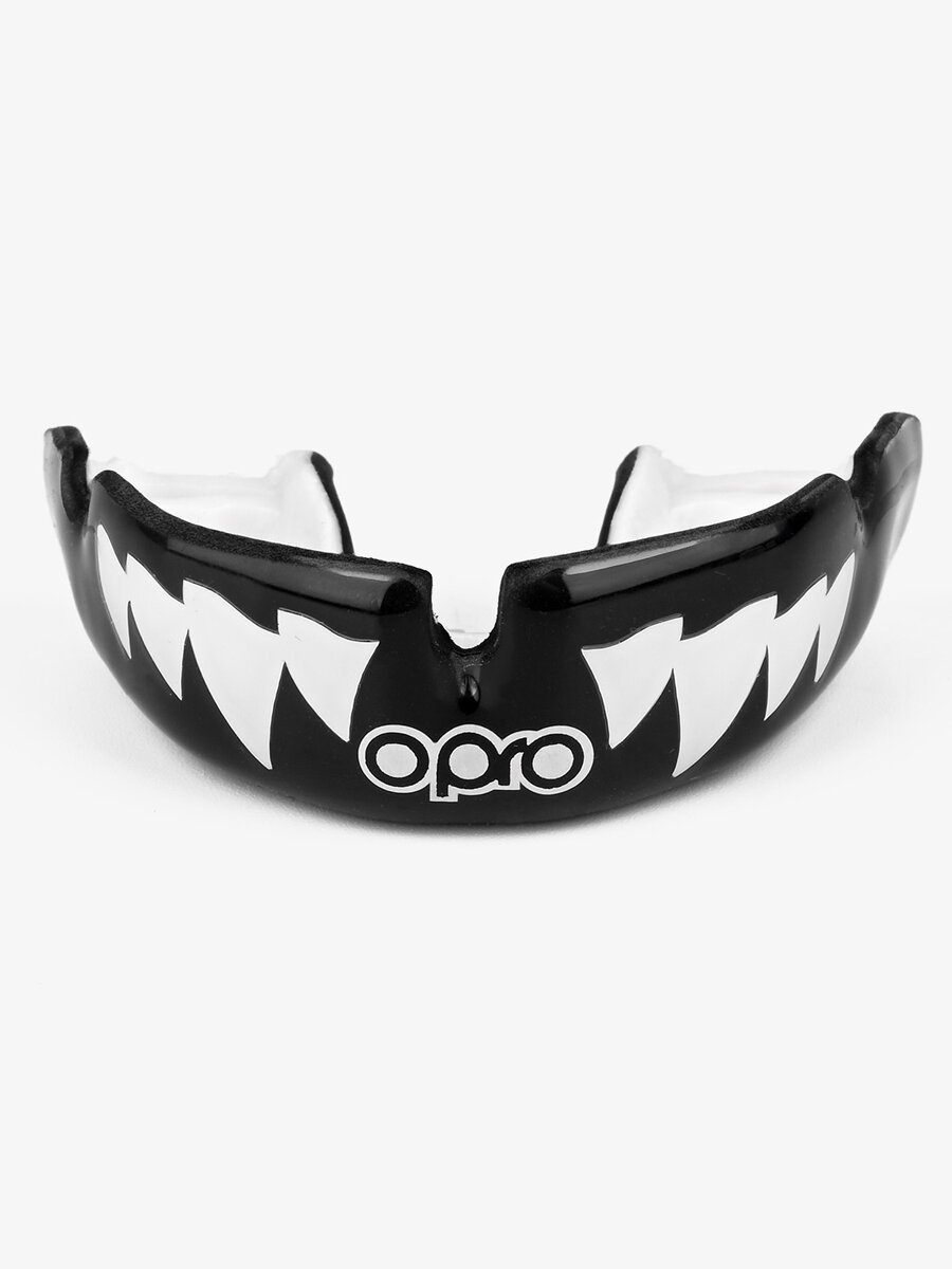 Профессиональная боксерская капа Opro Instant Custom-Fit Black Jaws