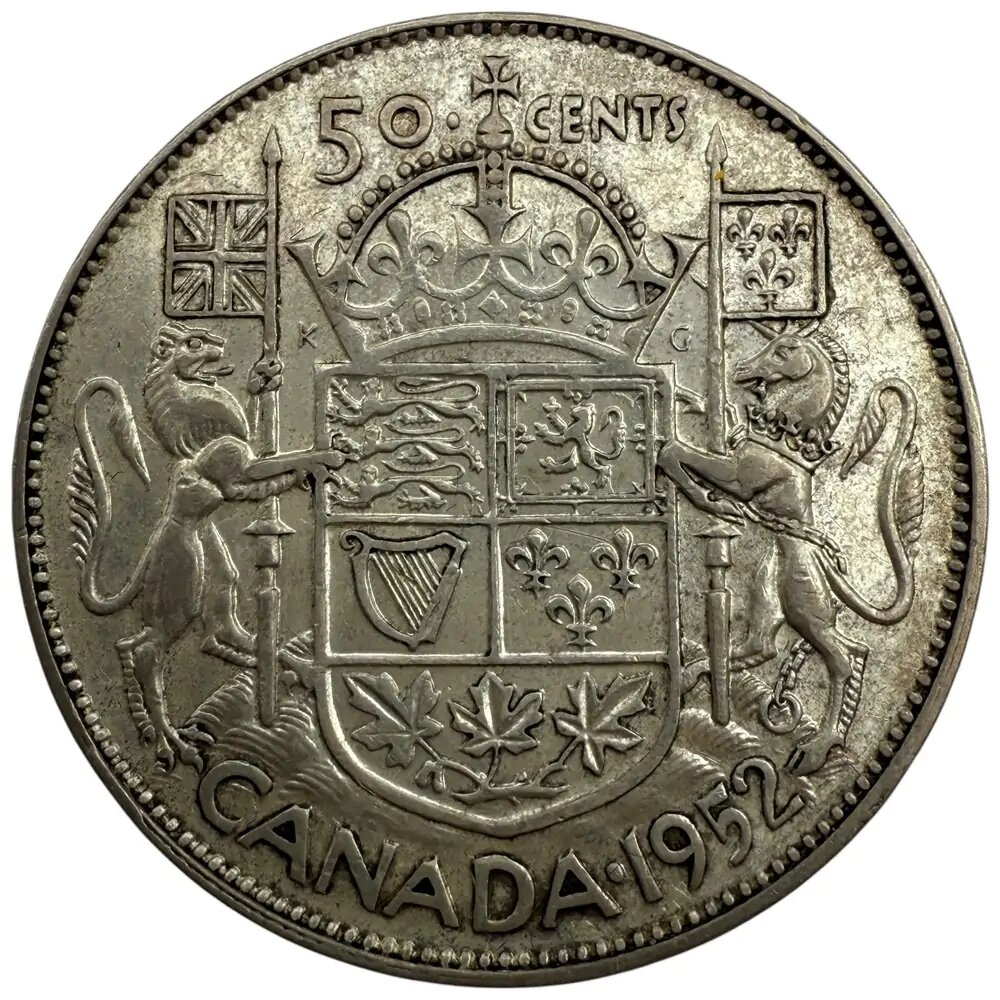 Канада 50 центов 1952 г. (Лот №2)