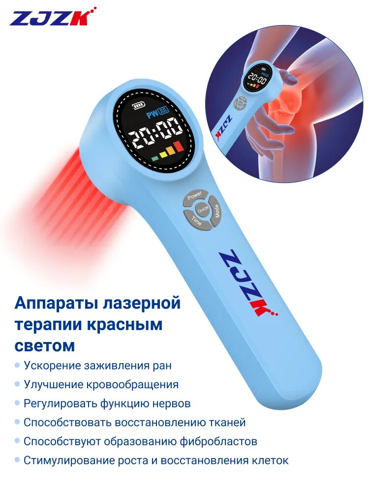 Аппарат низкоинтенсивного лазера 660нм и 810нм – ЛЛТ 1760 мВт для снятия боли в суставах и мышцах
