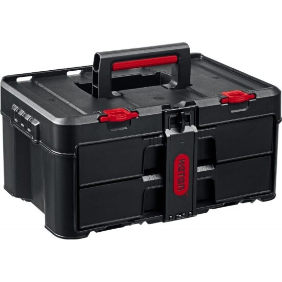 Keter Пластиковый ящик с выдвижными полками STACKNROLL, 481 х 332 х 233 мм, (19"), (38407)