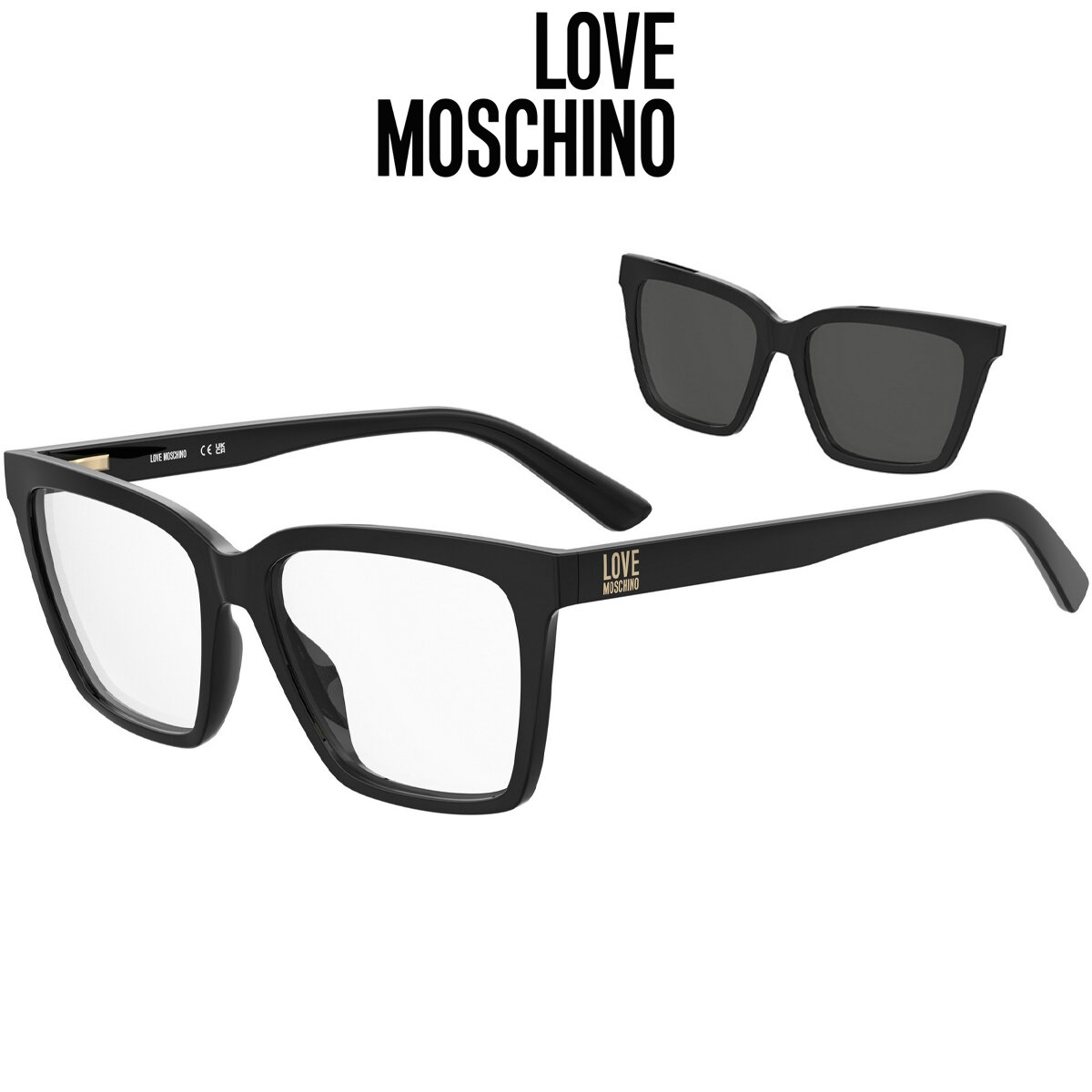 Love Moschino 661/C 807 IR + Clip-On оправа для очков
