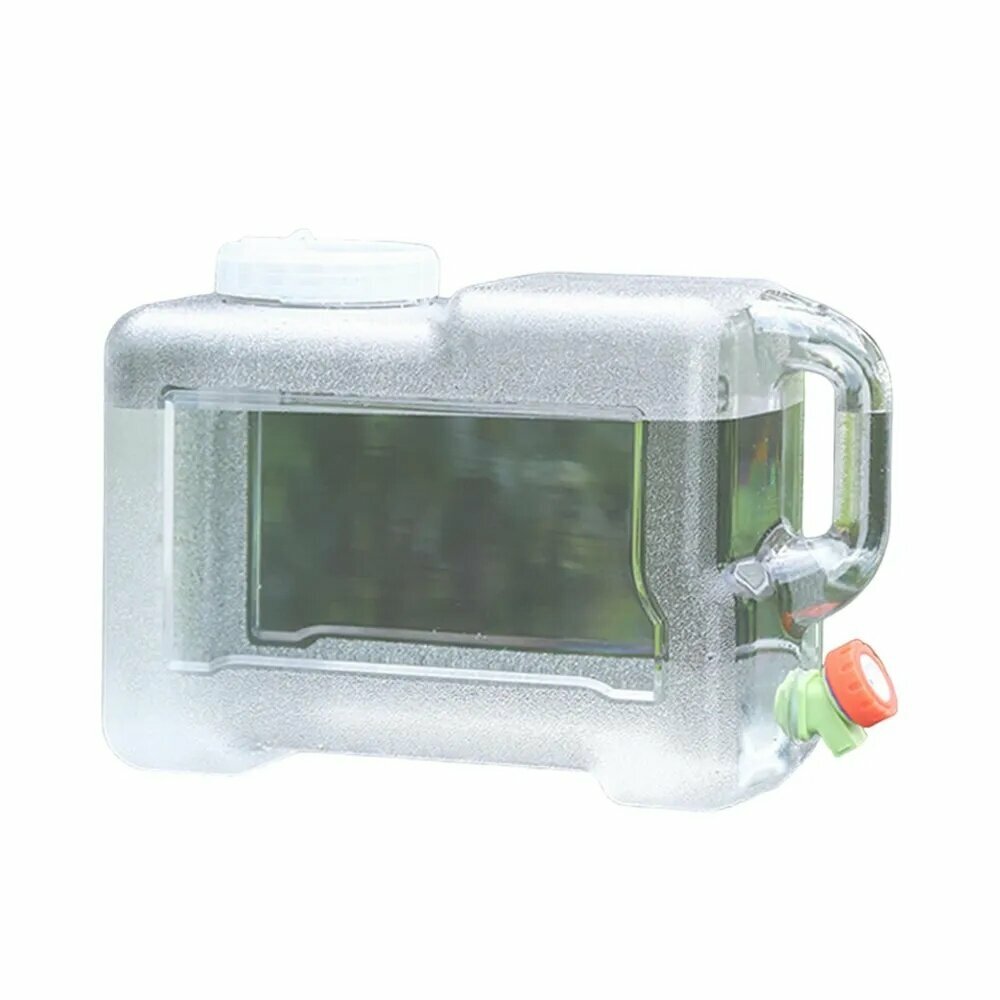 KNOW EASY-Емкость для воды 12л, портативный контейнер с краном для кемпинга, пикника, путешествий, прозрачная бочка для питьевой воды, резервуар для экстренного использования